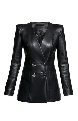 AS By DF Claude Recycled Leather Blazer