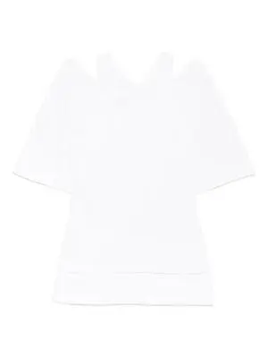 Goen.j Dual-layer Short-sleeve Top