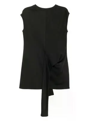 Goen.j Asymmetric Draped Tank Top