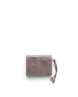 Prada Small Leather Wallet - Grey