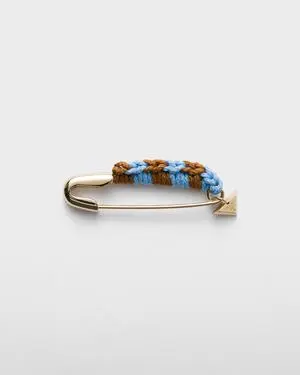 Prada Safety Pin Brooch