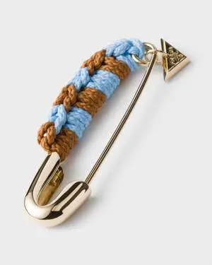 Prada Safety Pin Brooch