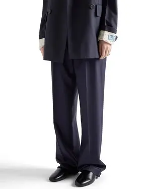 Prada Wool Pinstripe Trousers