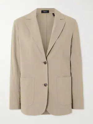 Theory Linen-blend Blazer