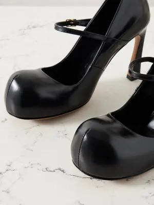 Marni New Wave Leather Mary Jane Pumps
