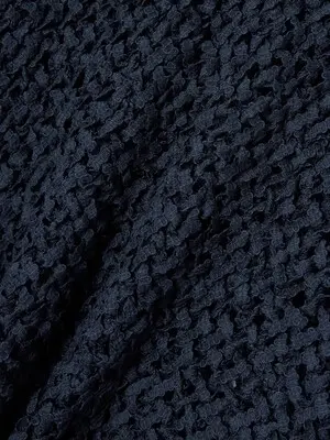 LIBEROWE Open-knit Organic Cotton-blend Polo Shirt