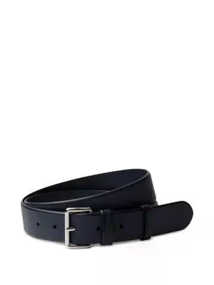 Prada Textured Leather Belt - Blue