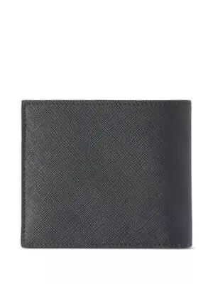 Prada Textured Bi-fold Wallet - Black