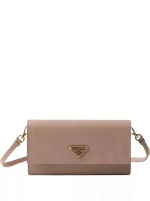 Prada Logo Plaque Satchel Bag
