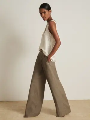 REISS Lina Atelier Wide-leg Suit Trousers