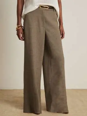 REISS Lina Atelier Wide-leg Suit Trousers