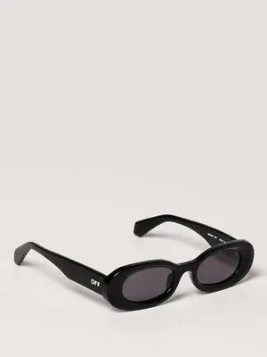 Off-White Oval Frame Sunglasses - Black