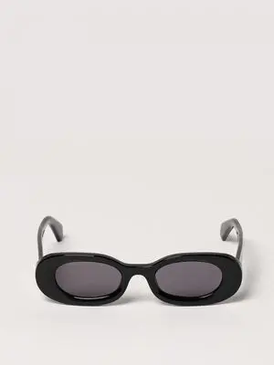 Off-White Oval Frame Sunglasses - Black