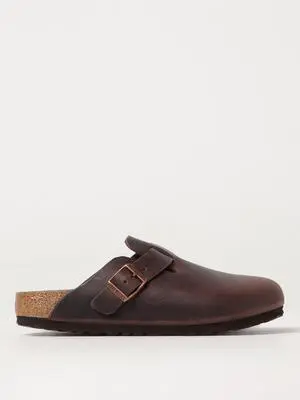 BIRKENSTOCK Buckled Clogs - Brown