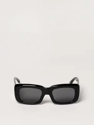 Attico Rectangle Frame Sunglasses - Black