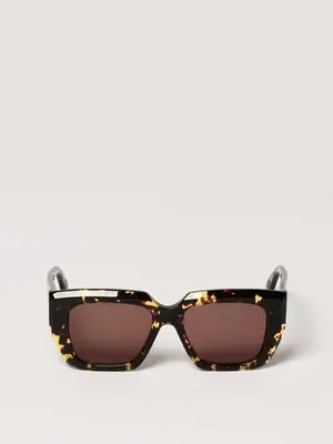 Bottega Veneta Rectangular Frame Sunglasses - Brown