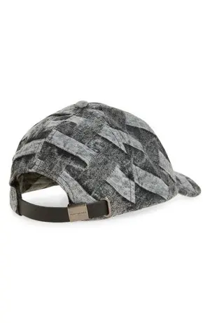 Kurt Geiger Woven Denim Baseball Cap