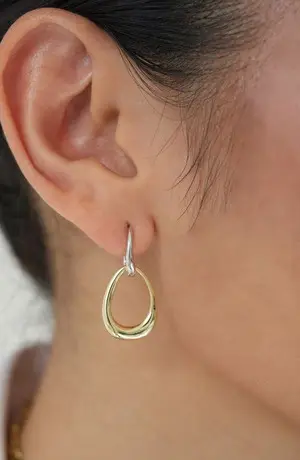 Argento Vivo Interlock Drop Earrings