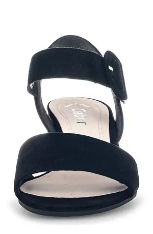 Gabor Block Heel Sandal - Black