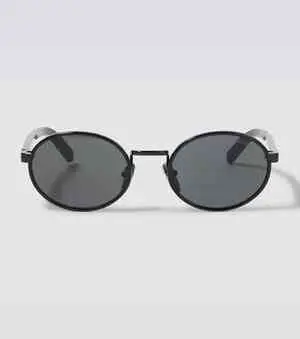 Prada Oval Sunglasses - Black