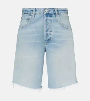 Citizens Of Humanity Ayla Mid-rise Denim Shorts - Blue