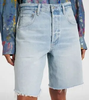 Citizens Of Humanity Ayla Mid-rise Denim Shorts - Blue