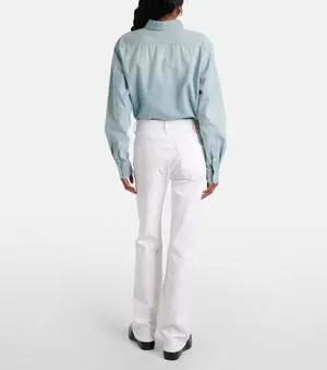 Citizens Of Humanity Lilah High-rise Bootcut Jeans - White