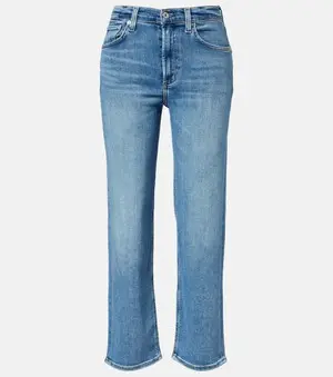Citizens Of Humanity Palma High-rise Straight Jeans - Blue