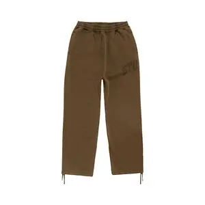 StÜssy Faded Graphic Fleece Pants - Brown