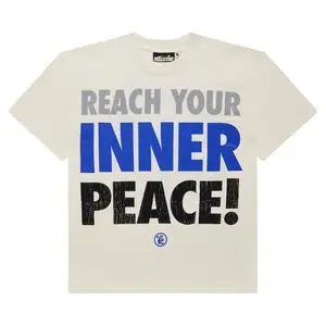 HELLSTAR Inner Peace T-shirt 'white - Cream