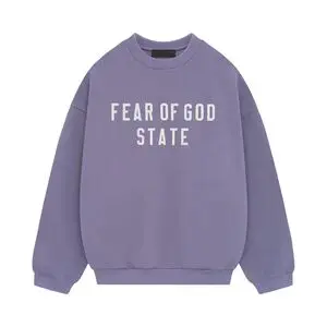 Fear Of God Heavy Fleece Crewneck - Purple