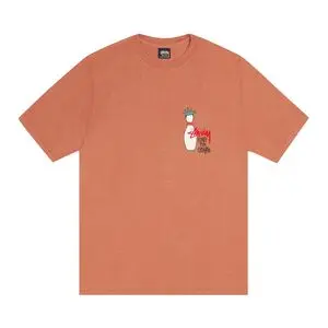StÜssy Pigment Dyed Kingpin Tee 'rust - Orange