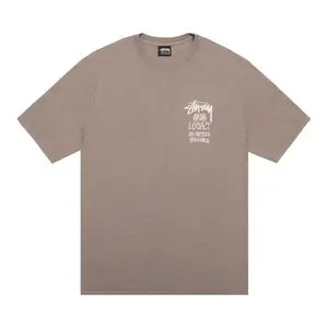 StÜssy X Our Legacy Work Shop 8 Ball Yin Yang Tee 'taupe - Brown