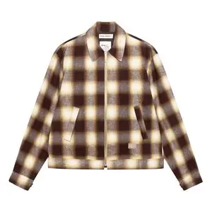 StÜssy X Our Legacy Workshop 'nebraska Flannel Plaid' Blouson Jacket