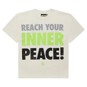 HELLSTAR Peace T-shirt 'white - Cream