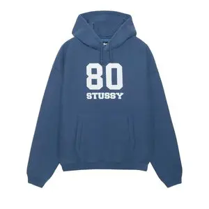 StÜssy 80 Relaxed Hoodie - Blue