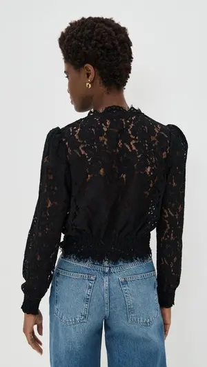 Generation Love Kairi Lace Wrap Blouse