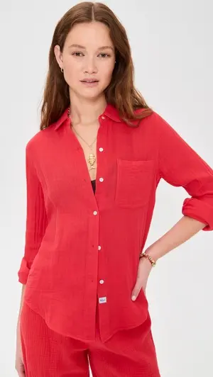 Rails Ellis Shirt - Cherry