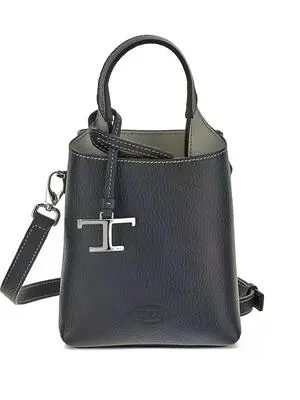 TOD'S Leather Tote Bag - Blue