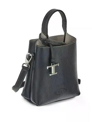 TOD'S Leather Tote Bag - Blue