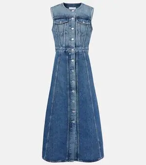 Citizens Of Humanity Idalene Denim Midi Dress - Blue