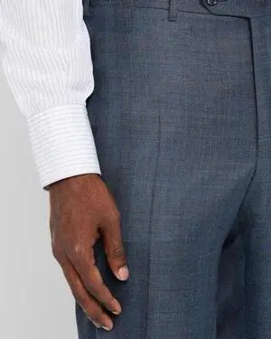 Canali Apos;s Wool-silk Plaid Suit - Grey