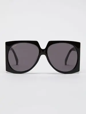 Max Mara Oversized Square Sunglasses - Black