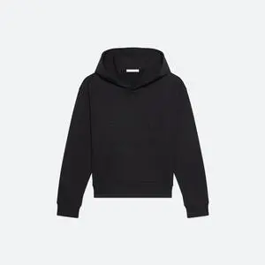 Helmut Lang Embossed Logo Hoodie - Black
