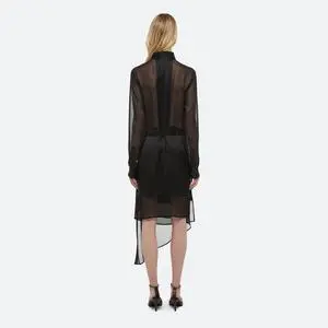 Helmut Lang Silk Shirt Dress