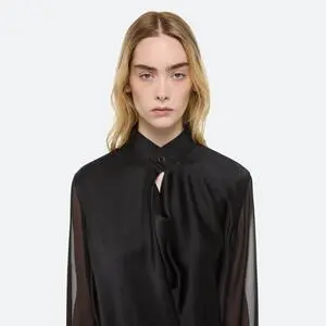 Helmut Lang Silk Shirt Dress