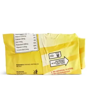 Balenciaga Chips Clutch Wallet - Yellow