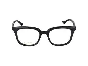 Gucci Optical Eyeglasses - Black Black Transparent