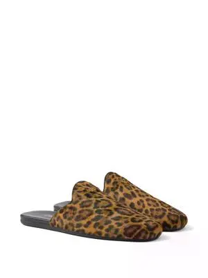 Prada Leopard-print Mules - Neutrals