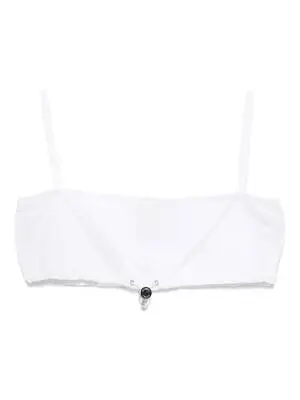 Moschino Poplin Cropped Top